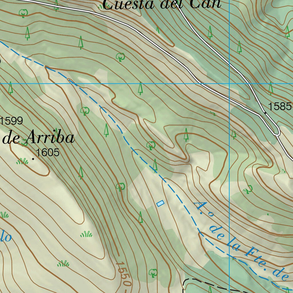 Zafrilla (0588-4) Map by Instituto Geografico Nacional de Espana ...