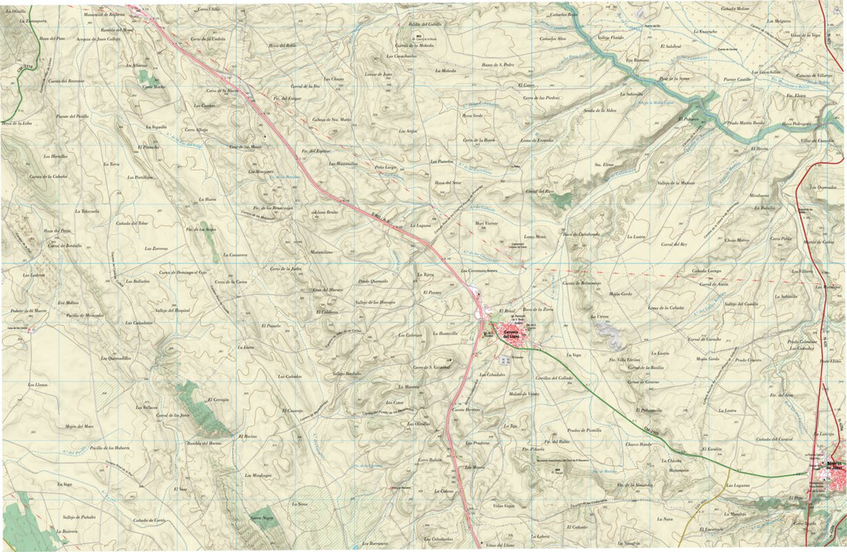 Cervera del LLano (0662-1) Map by Instituto Geografico Nacional de ...