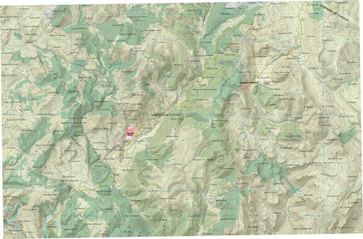 Villar del Humo (0636-4) Map by Instituto Geografico Nacional de Espana ...