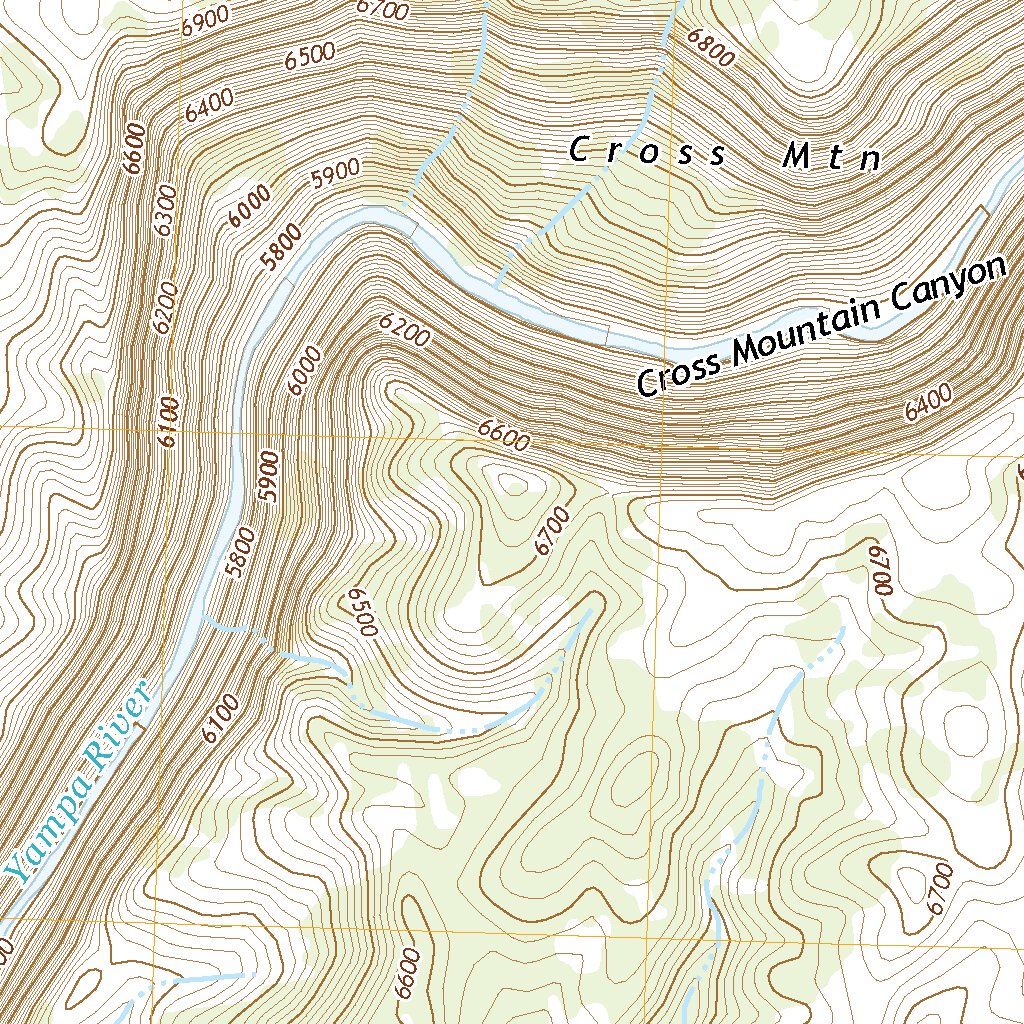 Cross Mountain Canyon, CO (2019, 24000-Scale) Map by United States ...