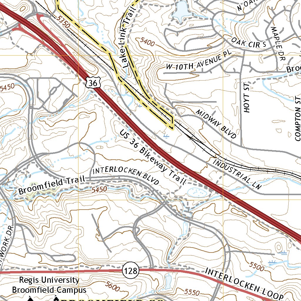 Lafayette, CO (2019, 24000-Scale) Map by United States Geological ...