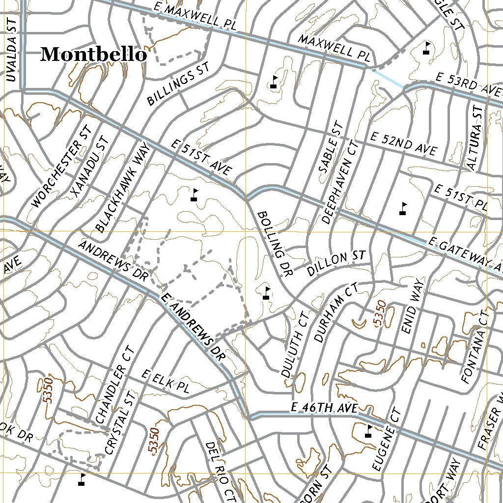 Montbello, CO (2019, 24000-Scale) Map by United States Geological ...