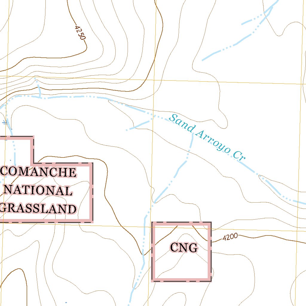 Vilas South, CO (2019, 24000-Scale) Map by United States Geological ...
