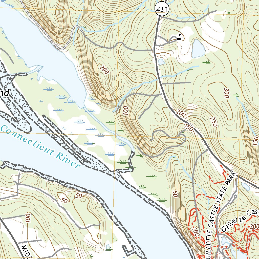 Deep River, CT (2021, 24000-Scale) Map by United States Geological ...