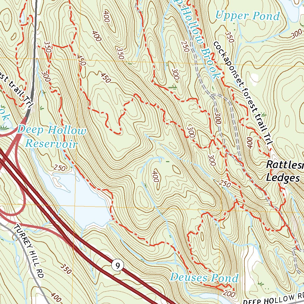 Deep River, CT (2021, 24000-Scale) Map by United States Geological ...
