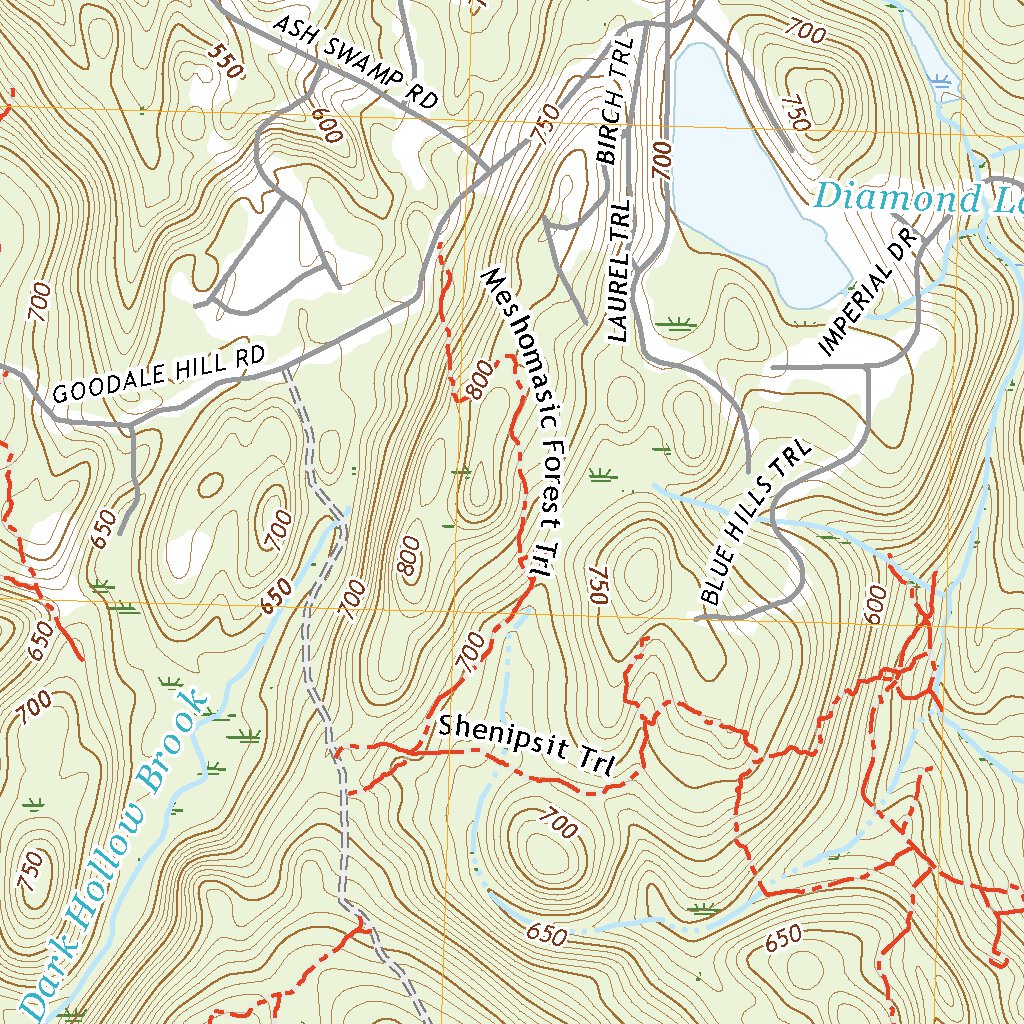 Marlborough, CT (2021, 24000-Scale) Map by United States Geological ...
