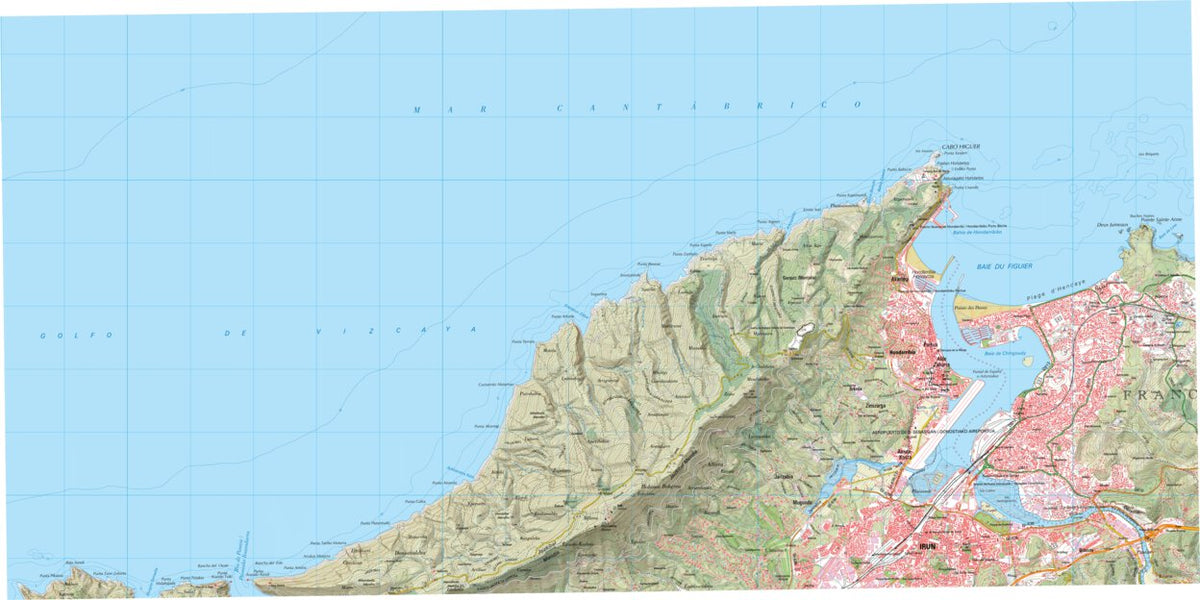 Irun (0041-3) Map by Instituto Geografico Nacional de Espana | Avenza Maps