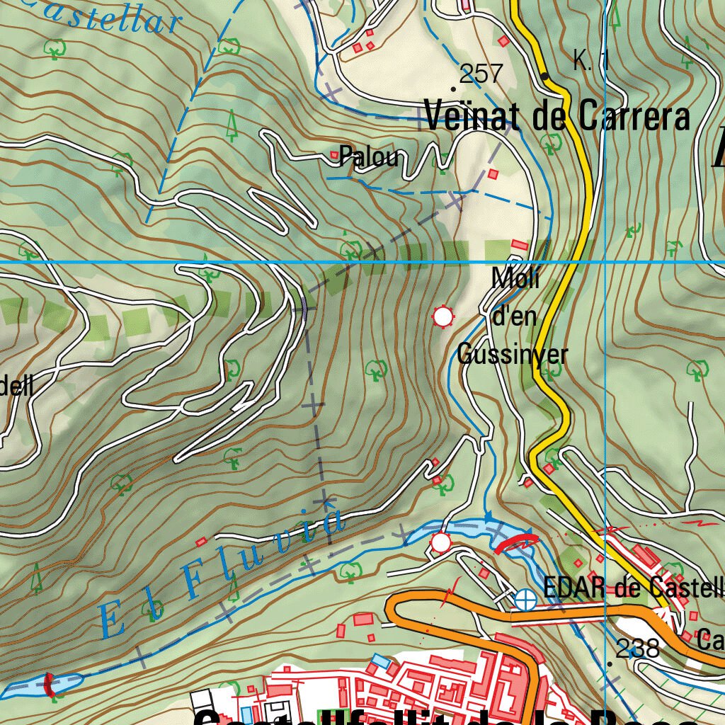 Olot (0257-3) Map by Instituto Geografico Nacional de Espana | Avenza Maps