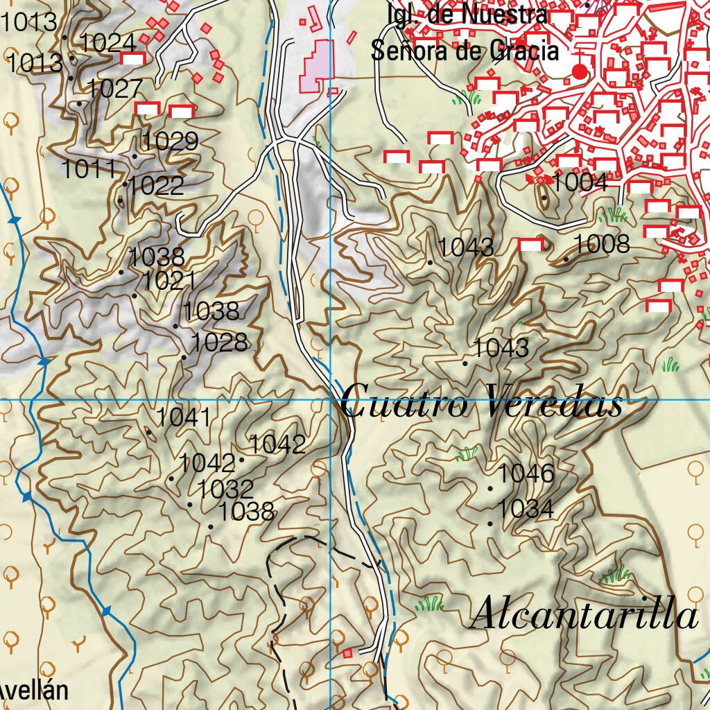 Guadix (1011-1) Map by Instituto Geografico Nacional de Espana | Avenza ...