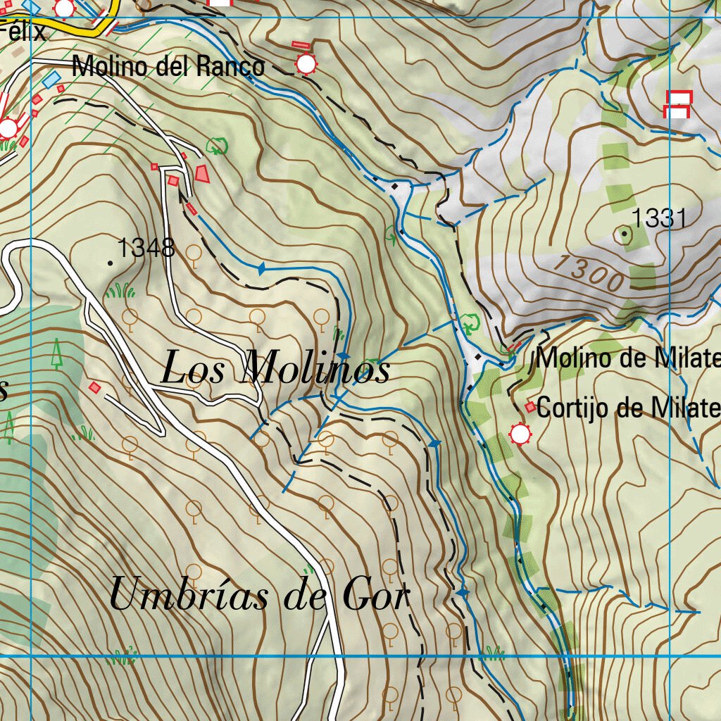 Gor (0993-4) Map by Instituto Geografico Nacional de Espana | Avenza Maps