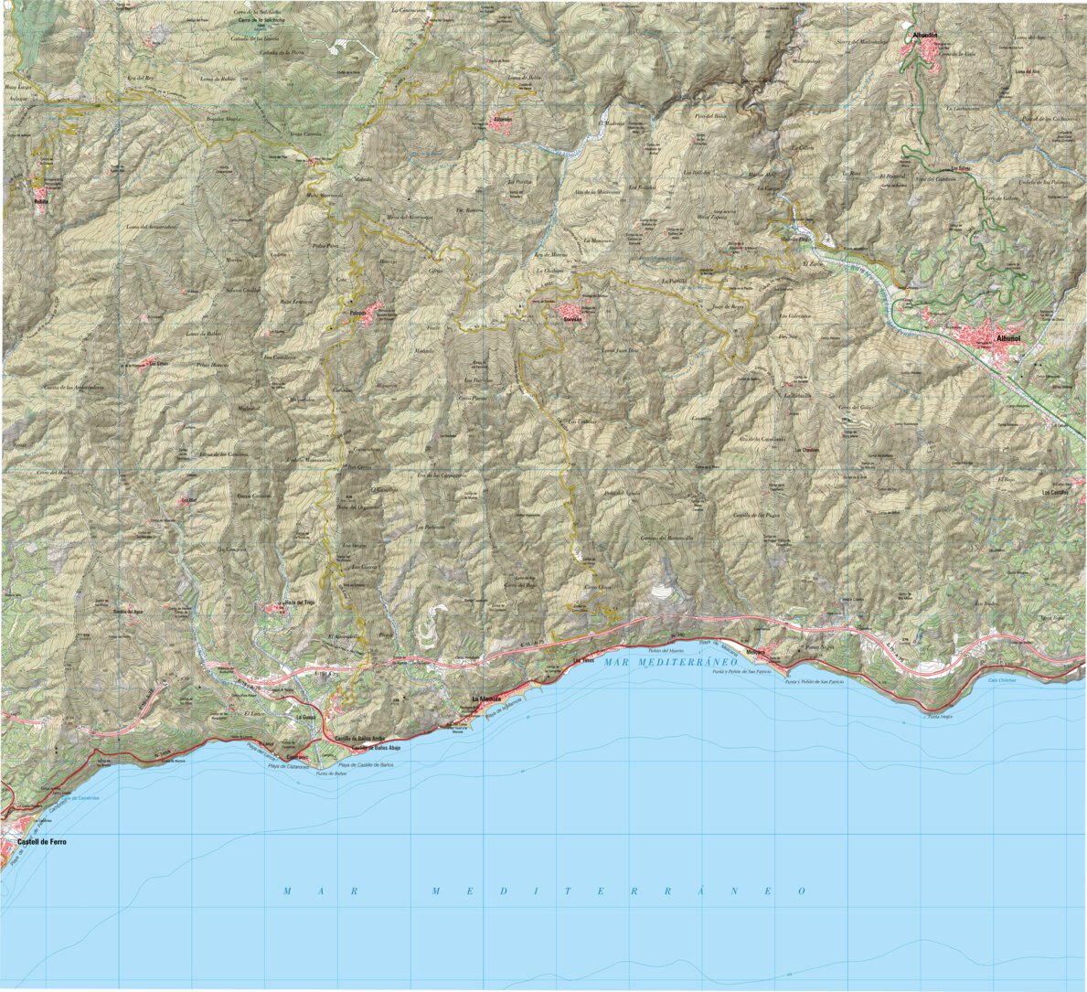 Albuñol (1056-2) Map by Instituto Geografico Nacional de Espana ...