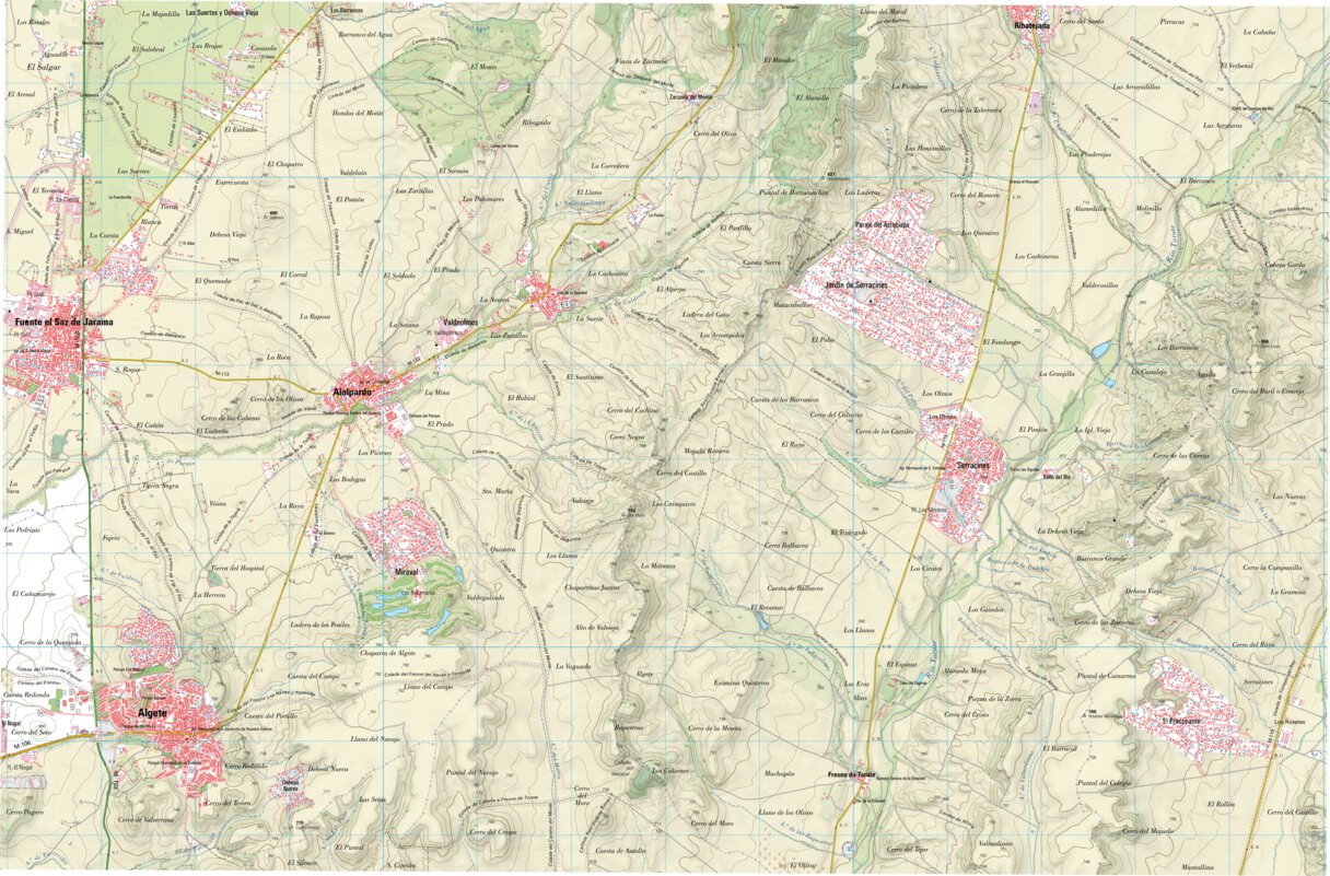 Algete (0535-1) Map by Instituto Geografico Nacional de Espana | Avenza ...