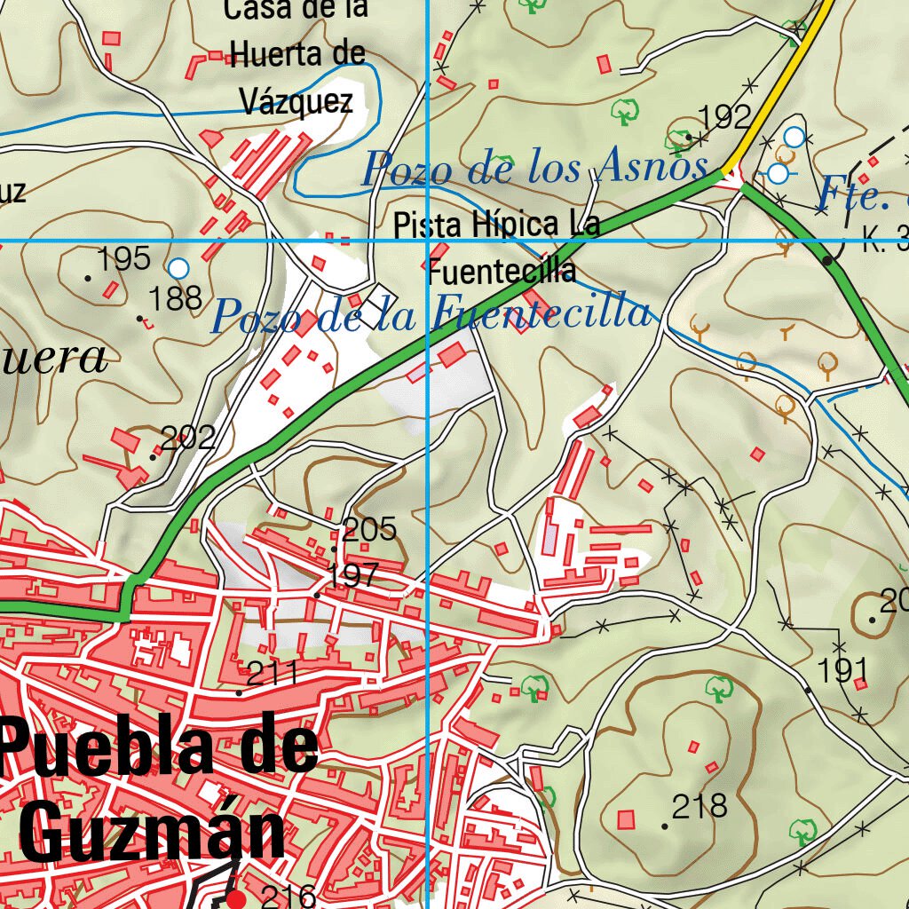 Puebla de Guzmán (0958-2) Map by Instituto Geografico Nacional de ...