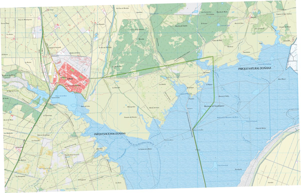 El Rocío (1018-1) Map by Instituto Geografico Nacional de Espana ...