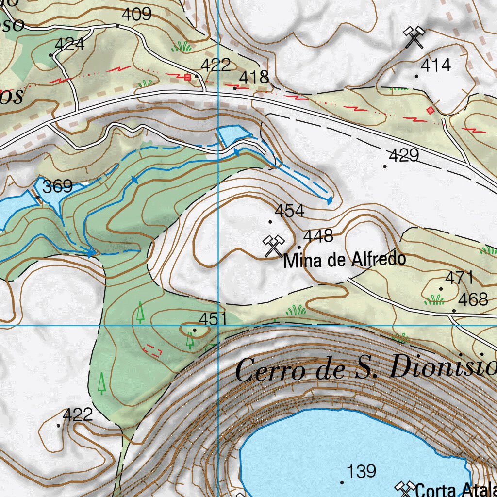 Nerva (0938-4) Map by Instituto Geografico Nacional de Espana | Avenza Maps