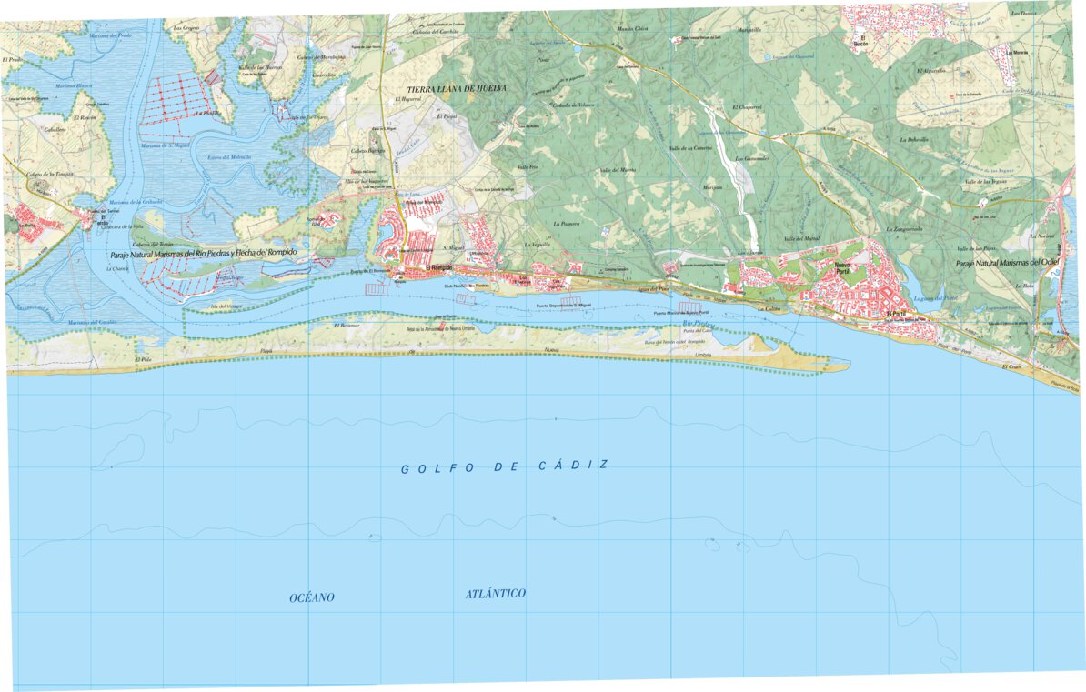 El Rompido (0999-3) Map by Instituto Geografico Nacional de Espana ...