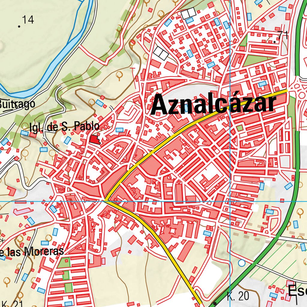 Pilas (1001-2) Map by Instituto Geografico Nacional de Espana | Avenza Maps