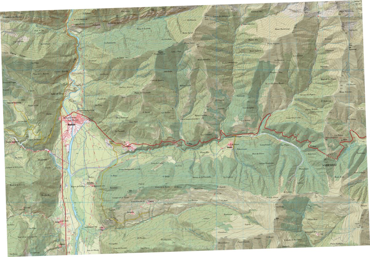 Biescas (0177-2) Map by Instituto Geografico Nacional de Espana ...
