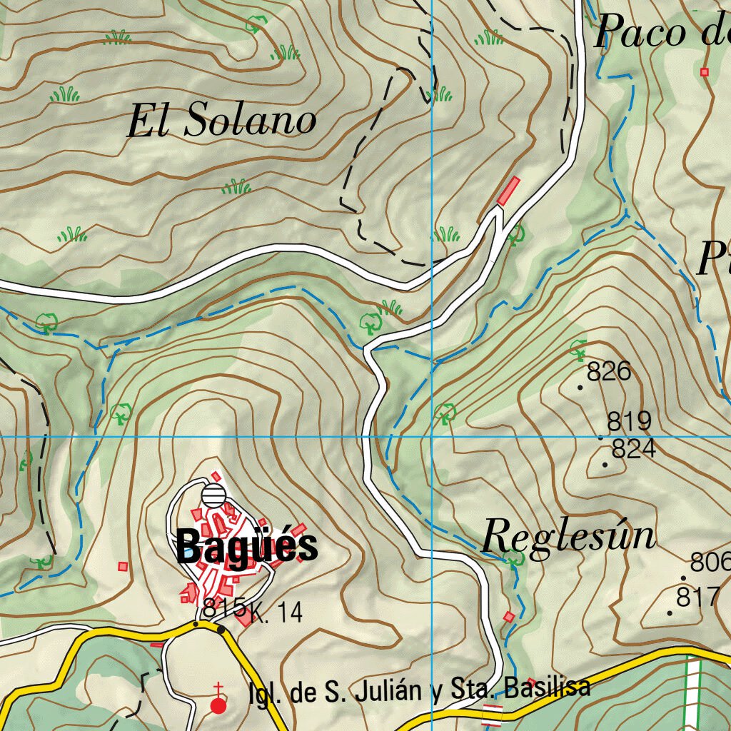 Bagüés (0175-4) Map by Instituto Geografico Nacional de Espana | Avenza ...