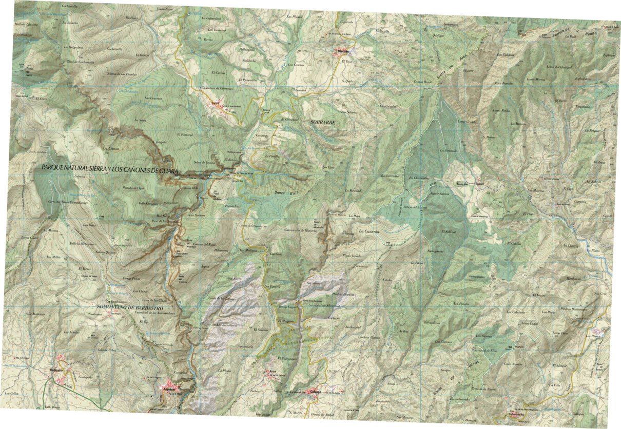 Alquézar (0249-4) Map by Instituto Geografico Nacional de Espana ...
