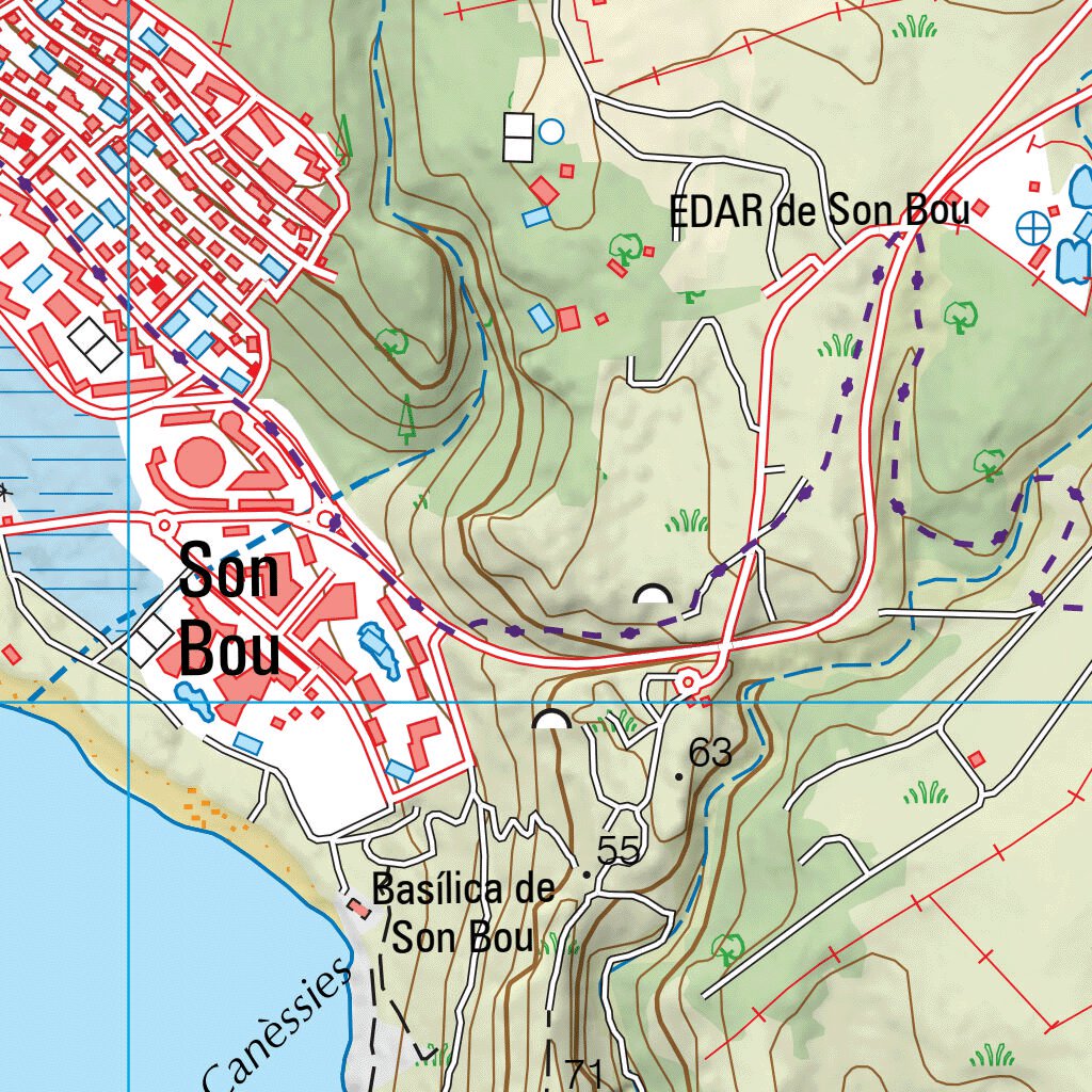 Cala en Porter (0646-4) Map by Instituto Geografico Nacional de Espana ...