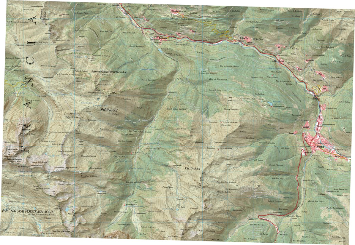 Vielha (0148-4) Map by Instituto Geografico Nacional de Espana | Avenza ...