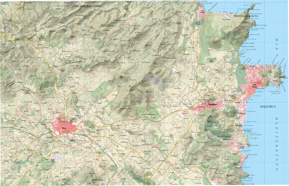 Artà (0672-4) Map by Instituto Geografico Nacional de Espana | Avenza Maps