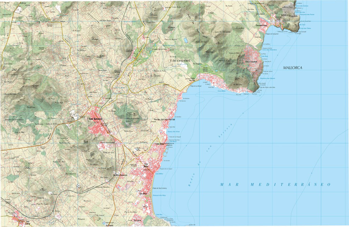 Son Servera (0700-2) Map by Instituto Geografico Nacional de Espana ...
