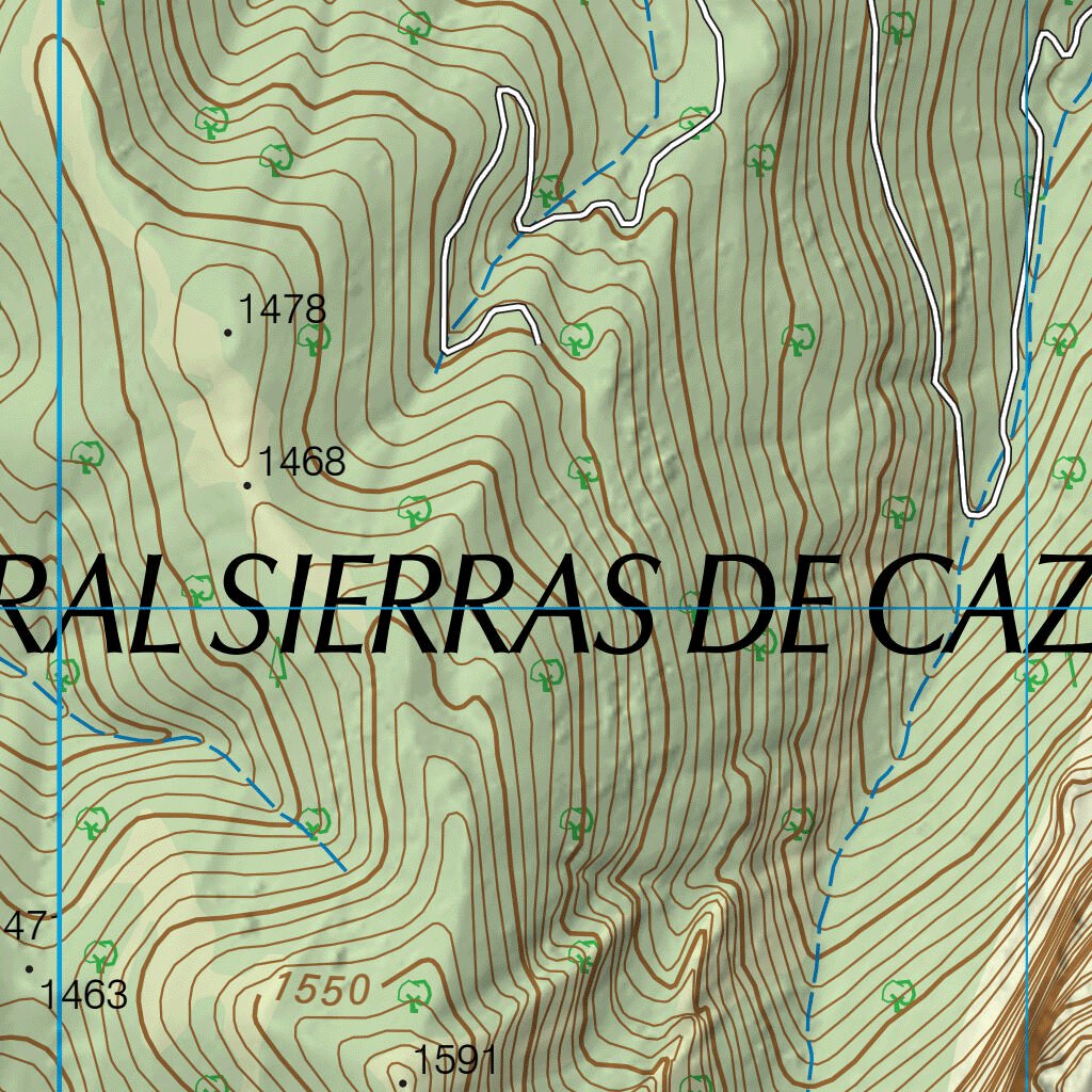 Cazorla (0928-4) Map by Instituto Geografico Nacional de Espana ...