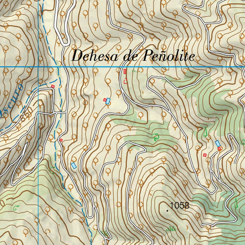Peñolite (0887-1) Map by Instituto Geografico Nacional de Espana ...