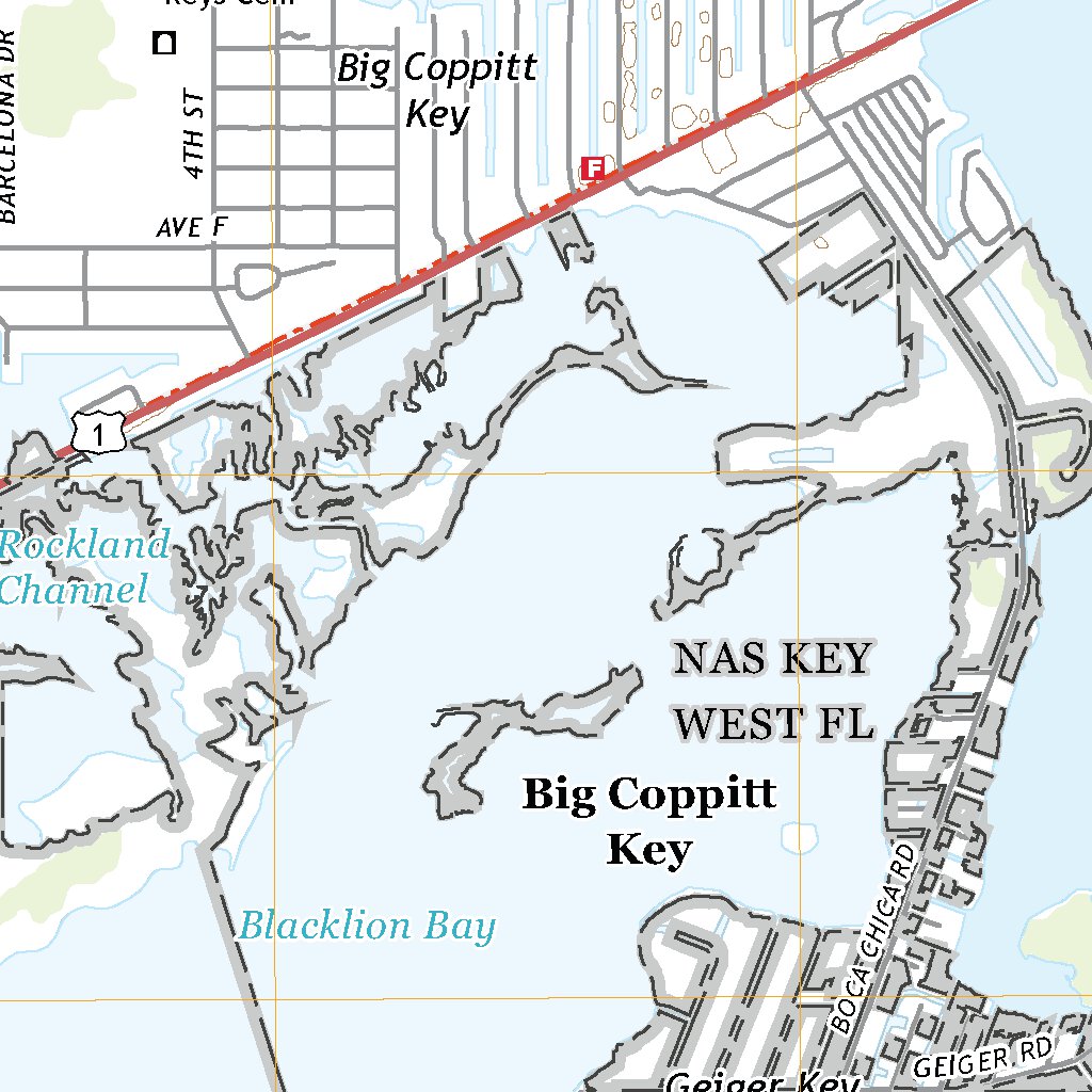Boca Chica Key, FL (2021, 24000-Scale) Map by United States Geological ...