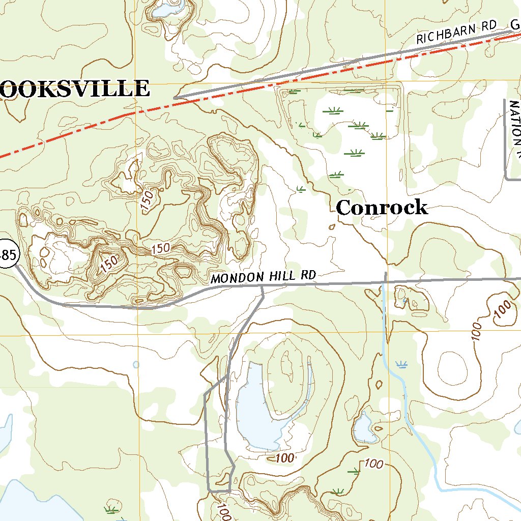 Brooksville SE, FL (2021, 24000-Scale) Map by United States Geological ...