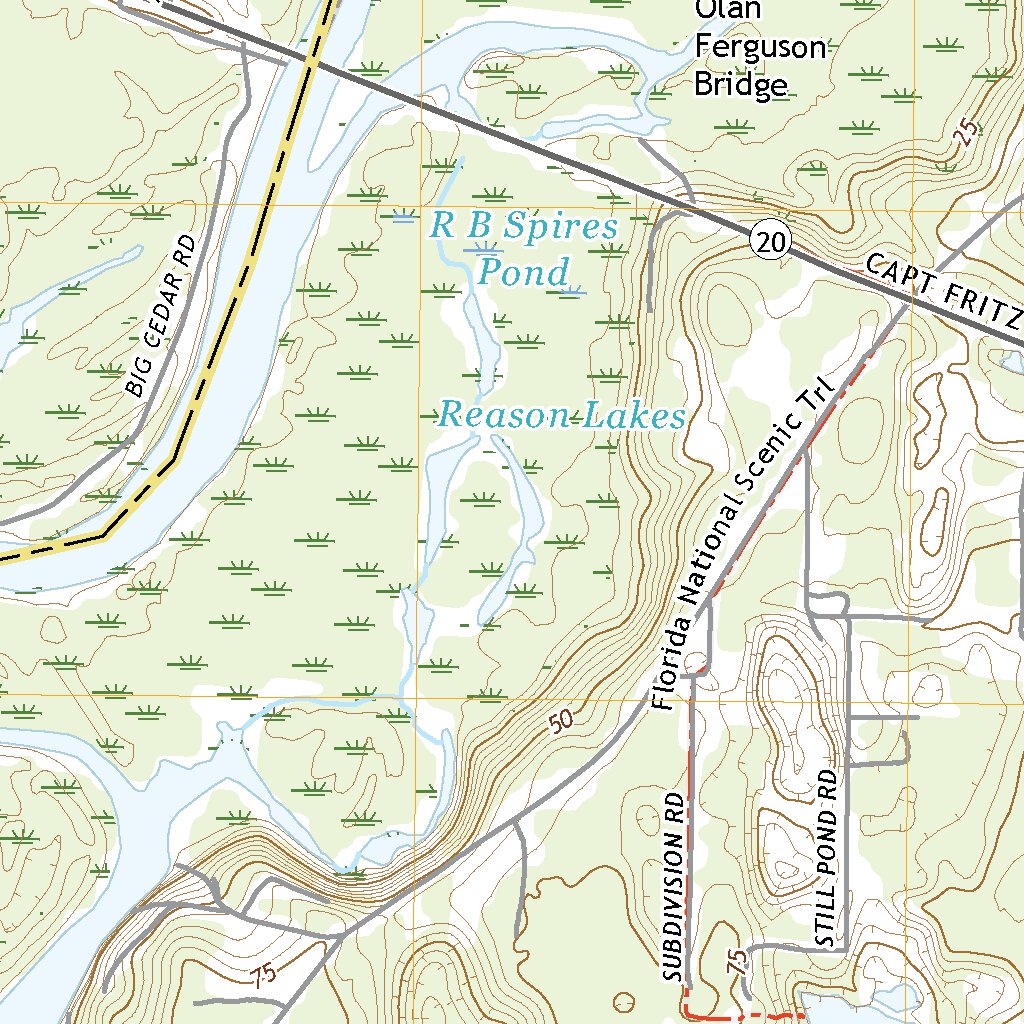Bruce, FL (2021, 24000-Scale) Map by United States Geological Survey ...