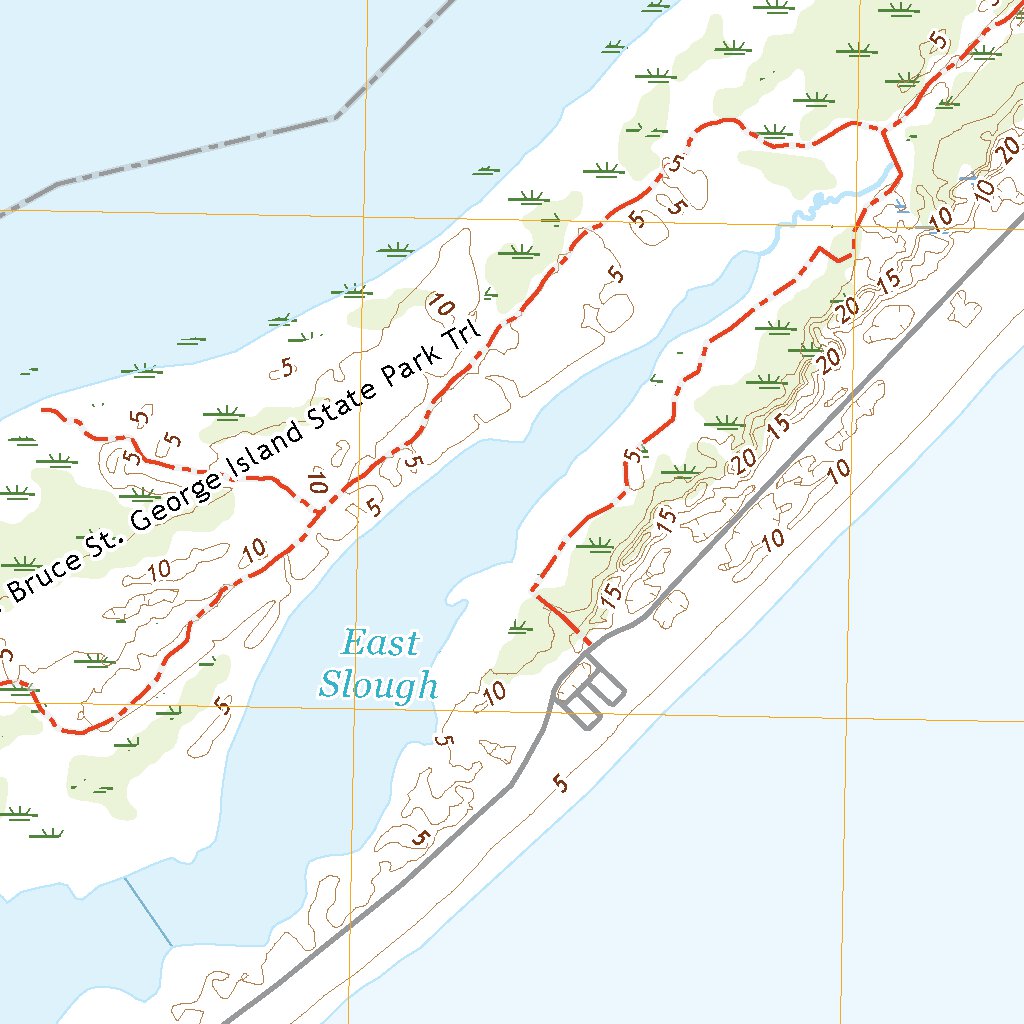 Goose Island, FL (2021, 24000-Scale) Map by United States Geological ...