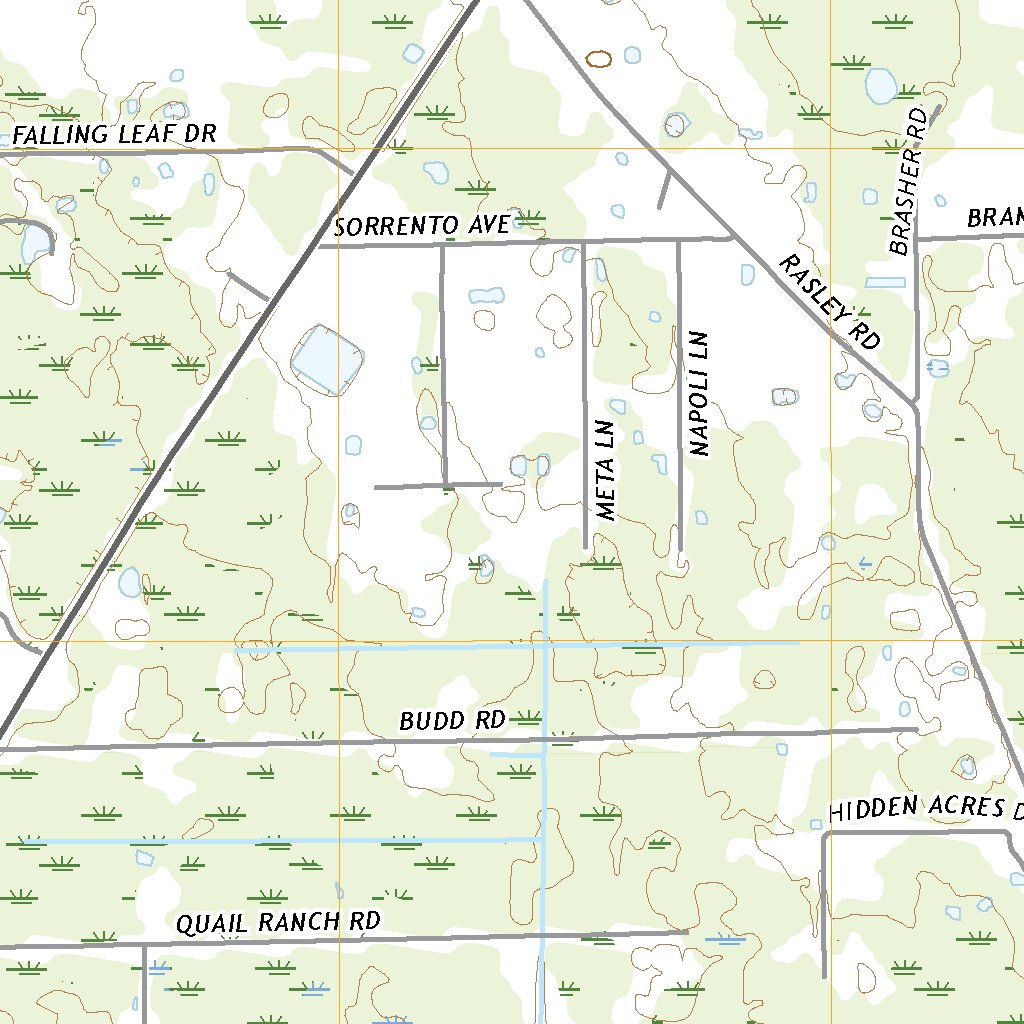 Lake Ashby, FL (2021, 24000-Scale) Map by United States Geological ...