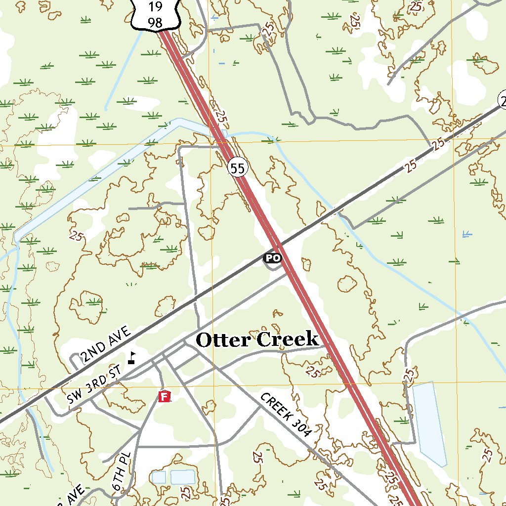 Otter Creek, FL (2021, 24000-Scale) Map by United States Geological ...