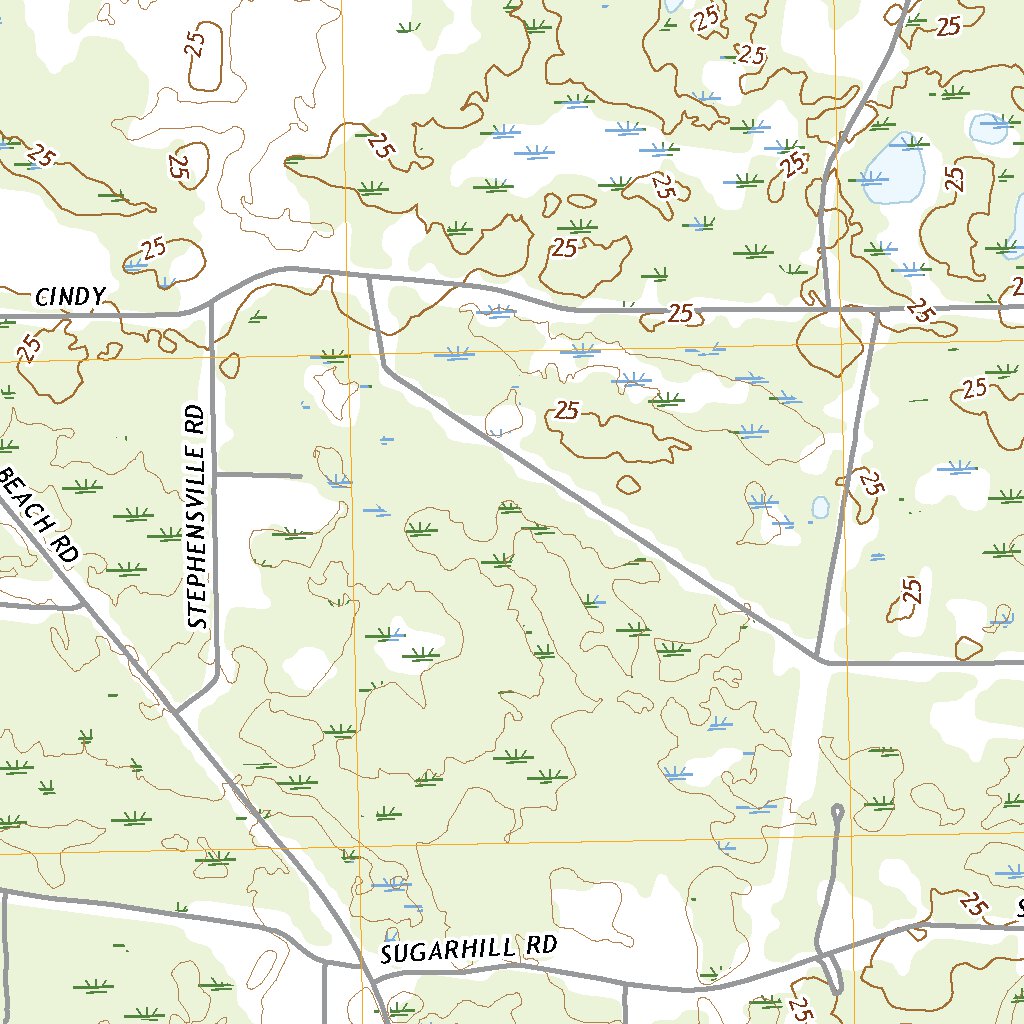 Steinhatchee, FL (2021, 24000-Scale) Map by United States Geological ...