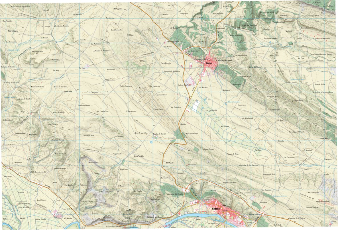 Lodosa (0205-1) Map by Instituto Geografico Nacional de Espana | Avenza ...