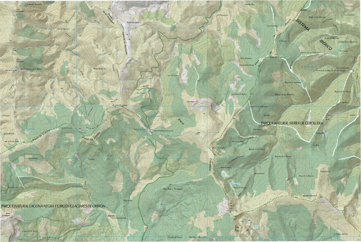 Santa Inés (0279-3) Map by Instituto Geografico Nacional de Espana ...