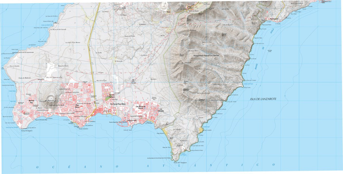 Playa Blanca (1084-1/2) Map by Instituto Geografico Nacional de Espana ...