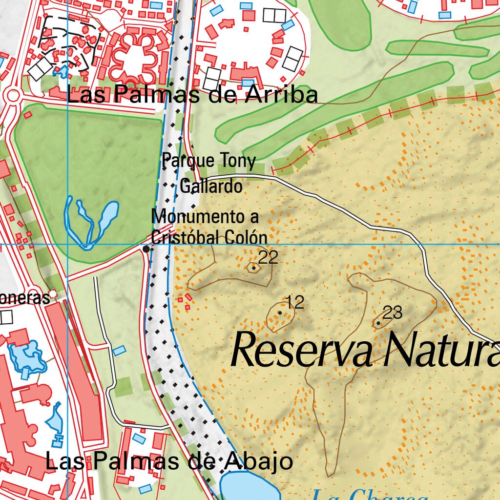 Playa del Inglés (1109-1) Map by Instituto Geografico Nacional de ...