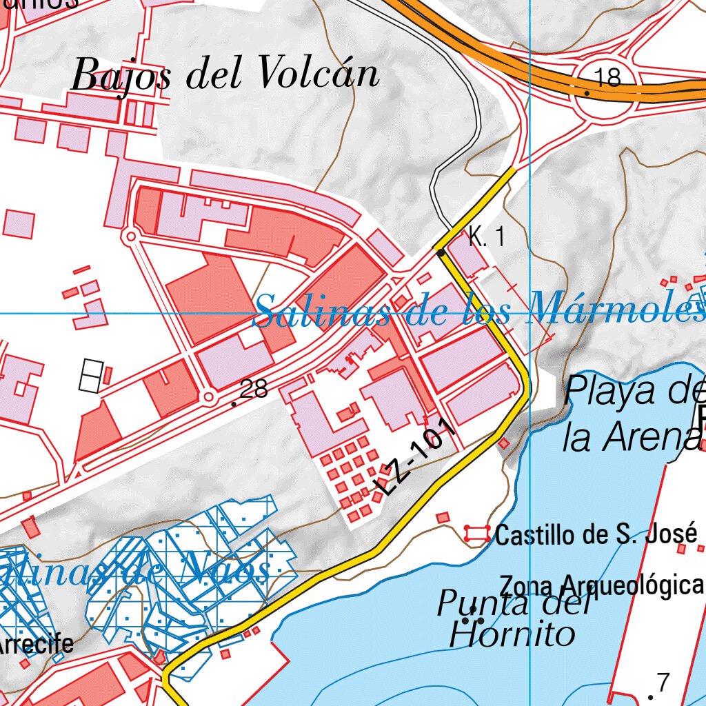 Arrecife (1082-4) Map by Instituto Geografico Nacional de Espana ...