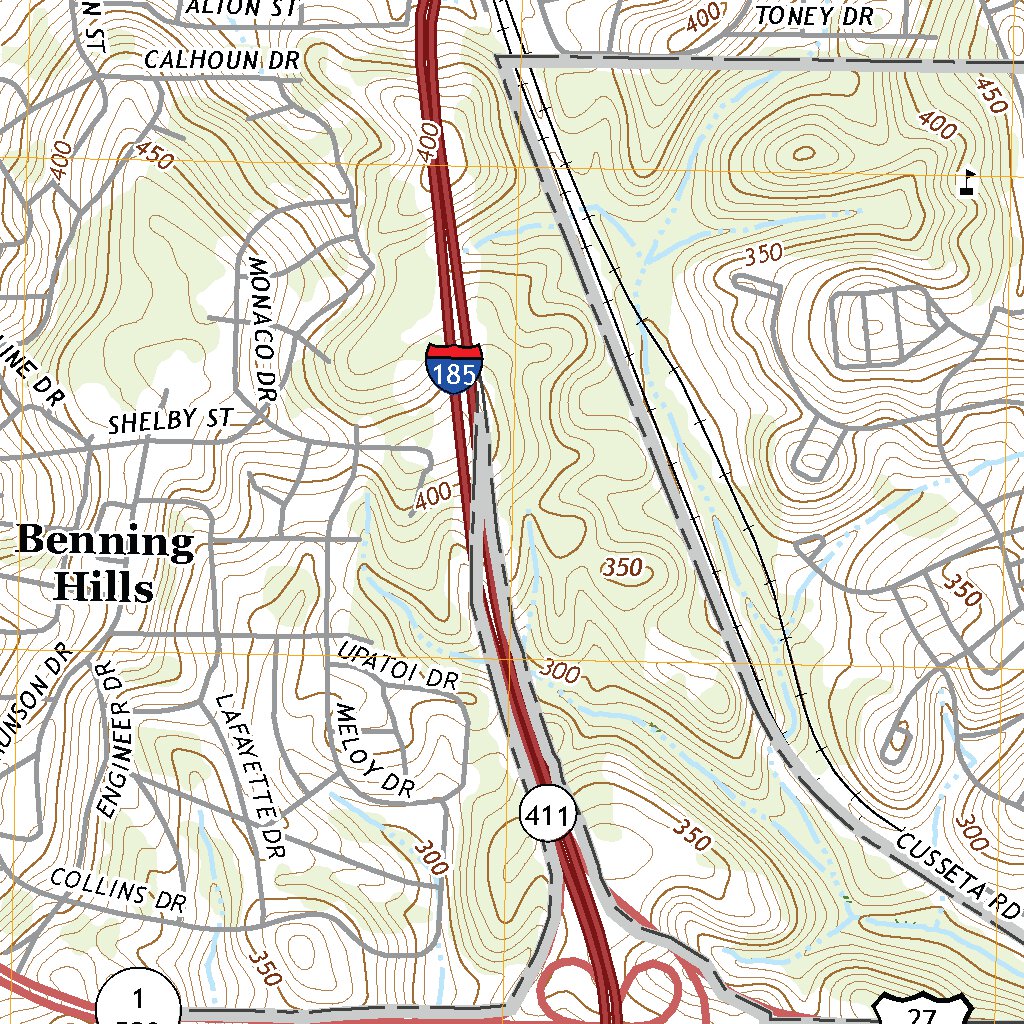Columbus, GA (2020, 24000-Scale) Map by United States Geological Survey ...