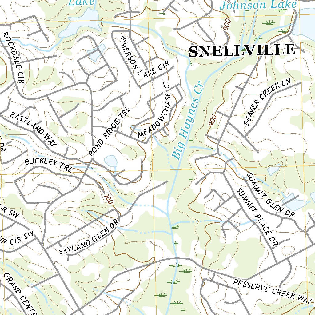 Loganville, GA (2020, 24000-Scale) Map by United States Geological ...