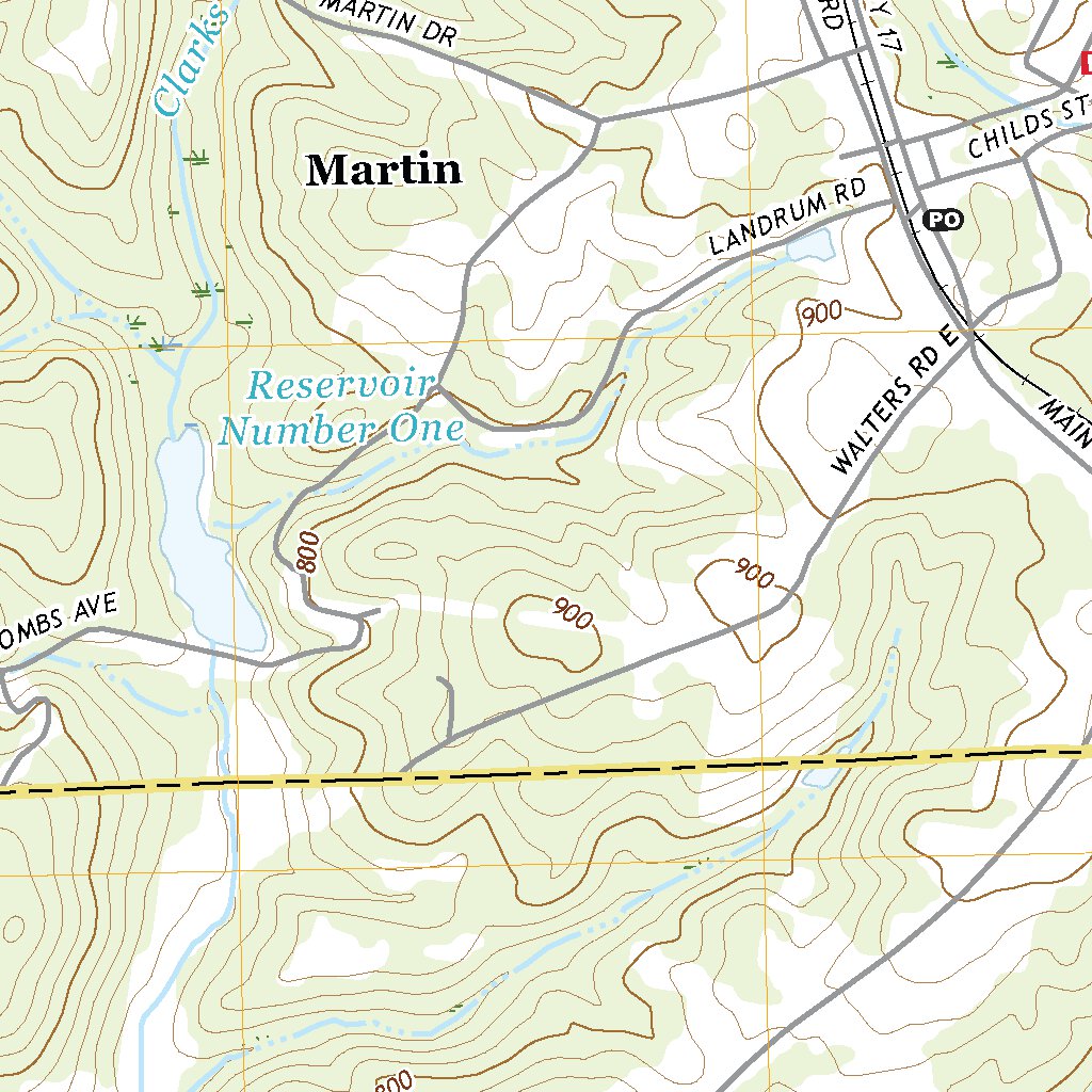 Martin, GA (2020, 24000-Scale) Map by United States Geological Survey ...