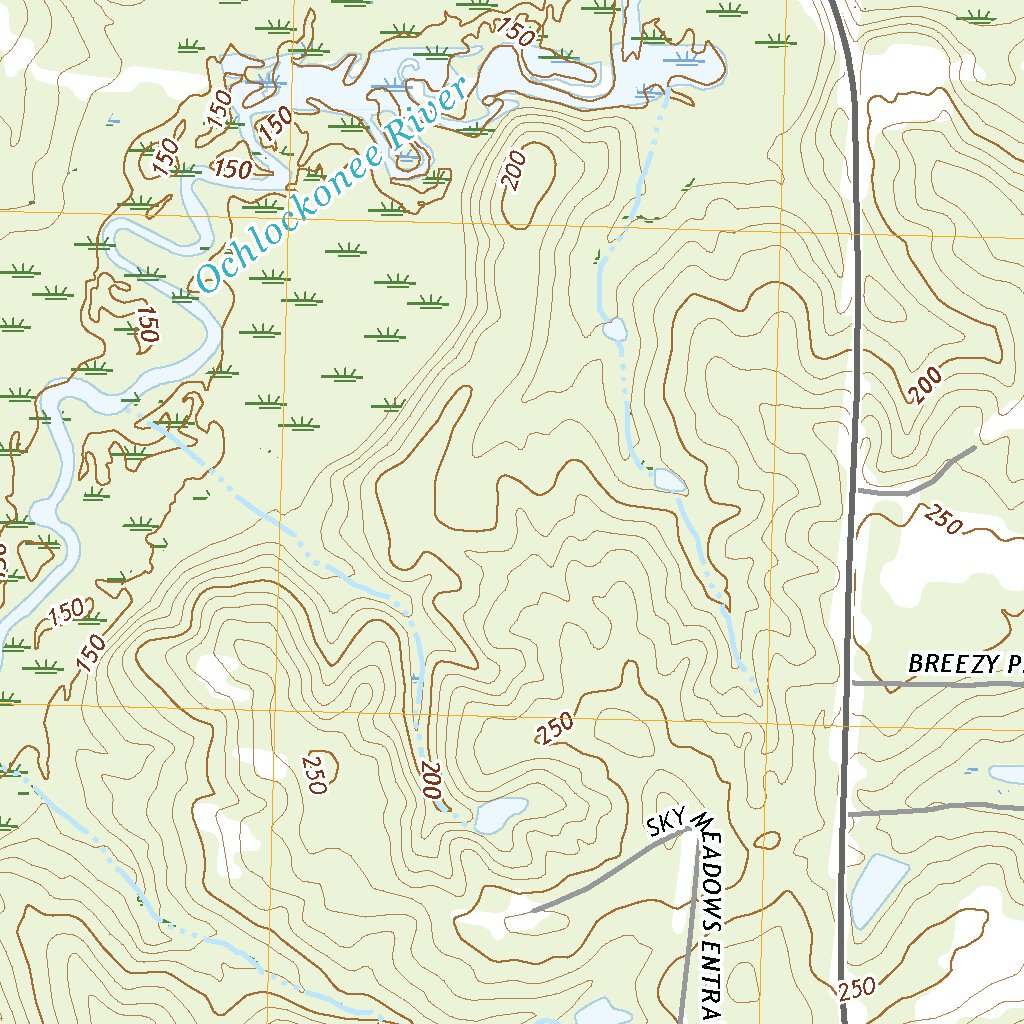 Ochlocknee, GA (2020, 24000-Scale) Map by United States Geological ...