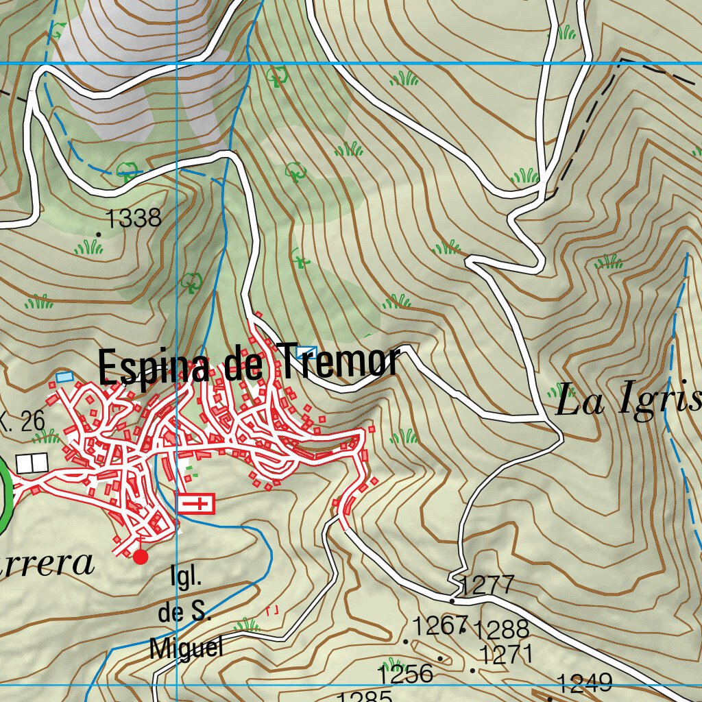 Espina de Tremor (0128-3) Map by Instituto Geografico Nacional de ...