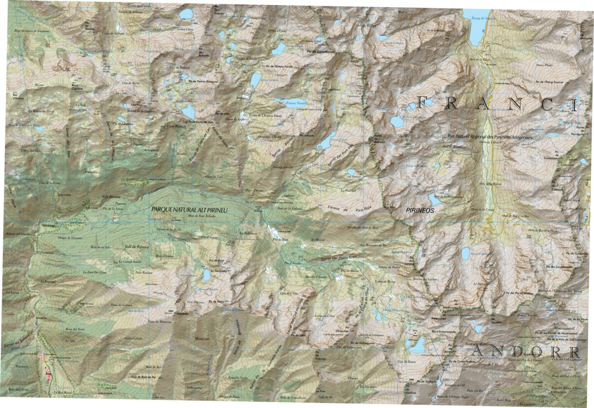 Àreu (0182-2) Map by Instituto Geografico Nacional de Espana | Avenza Maps