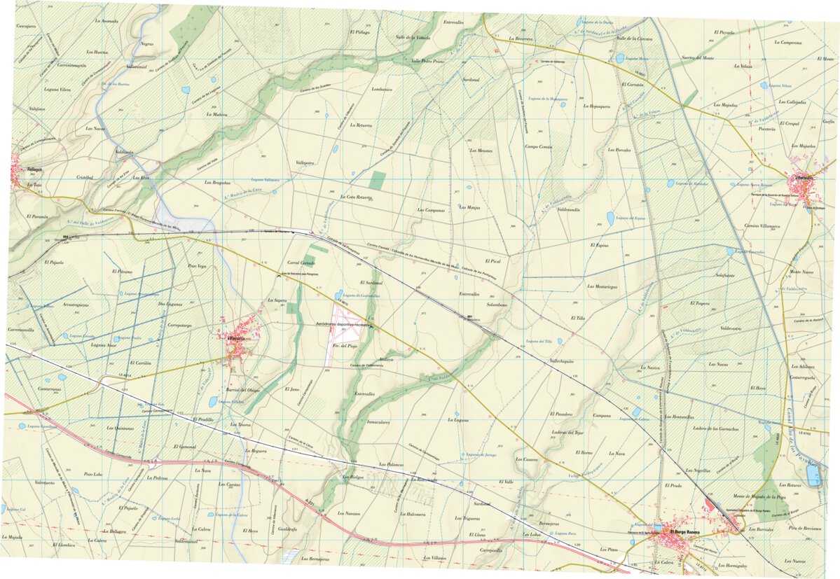 El Burgo Ranero (0195-2) Map by Instituto Geografico Nacional de Espana ...