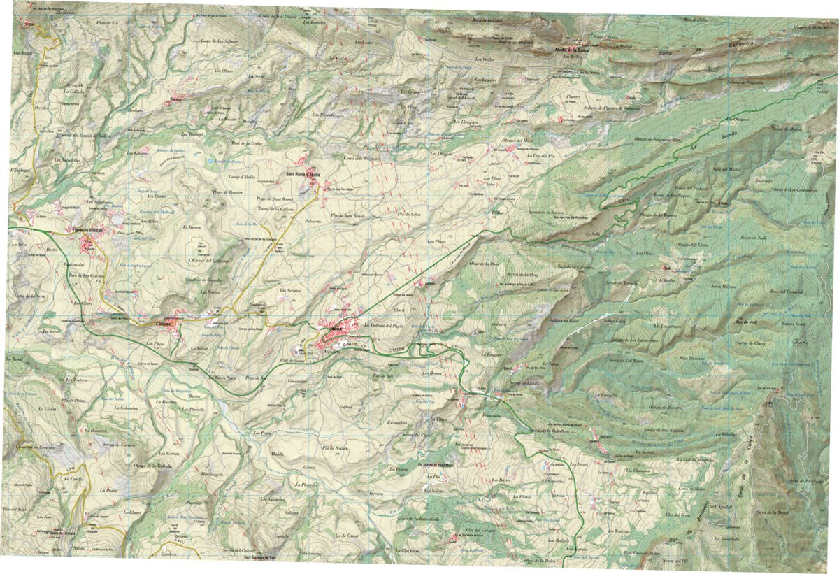 Isona (0290-2) Map by Instituto Geografico Nacional de Espana | Avenza Maps